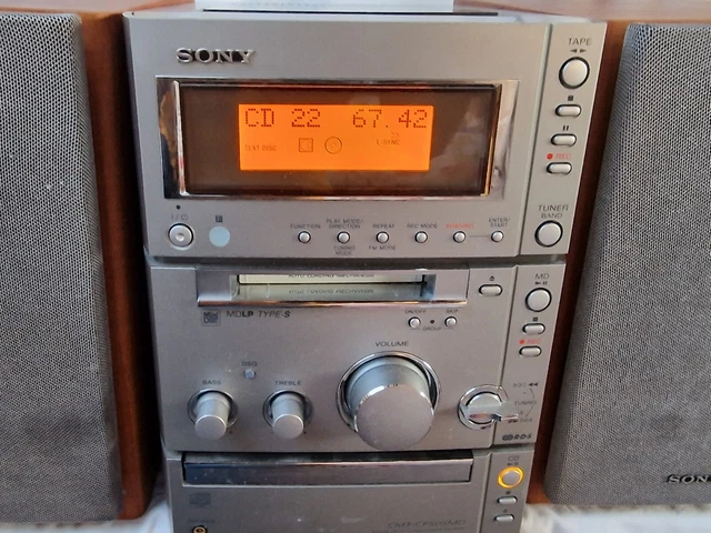 SONY CMT-CP505MD MINIDISC Stereo Hifi MDLP CD Tape £110.00 - PicClick UK