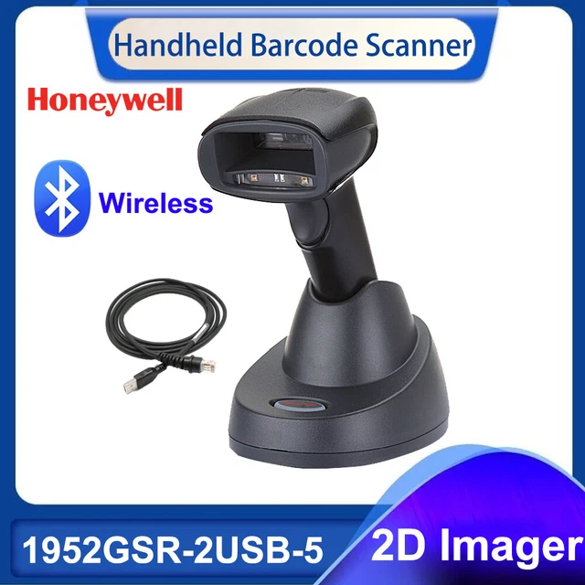 HONEYWELL XP 1952GSR-2USB-5 2D Wireless USB Barcode Scanner with Cradle ...