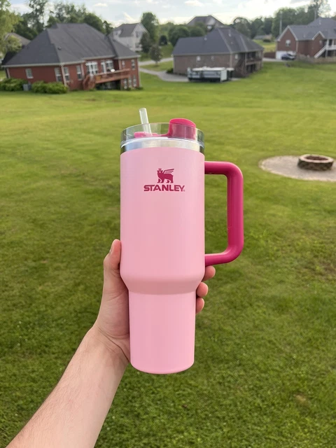 STANLEY 40OZ FLAMINGO Pink Tumbler Stainless Steel H2.0 FlowState ... STANLEY 40OZ FLAMINGO Pink Tumbler Stainless Steel H2.0 FlowState ...