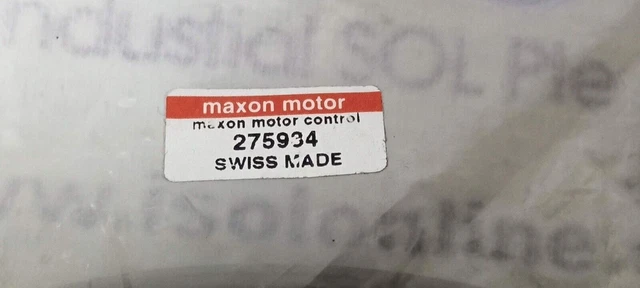 MAXON MOTOR CONTROL 275934 Encoder Cable New #A6-40 EUR 69,56 - PicClick DE