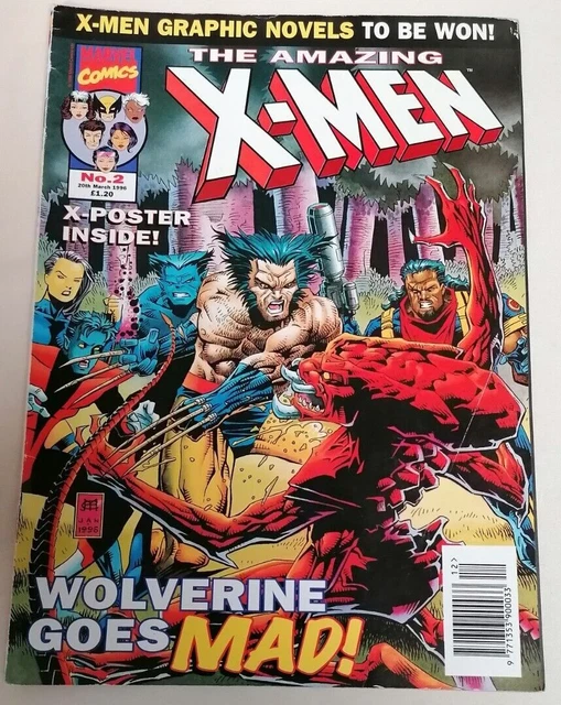 COMIC - THE Amazing X-Men Issue #2 20th March 1996 + X-Men Poster ...