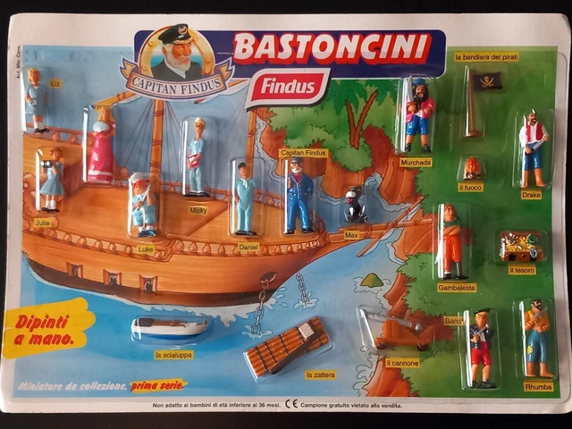EXTRA KINDER SORPRESINE Findus Diorama Blister Serie Mondo Capitano ...