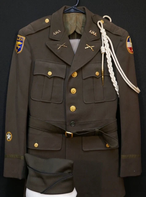 WWII US ARMY ROTC Allen Military Academy Uniform Pink Pants & Garrison ...