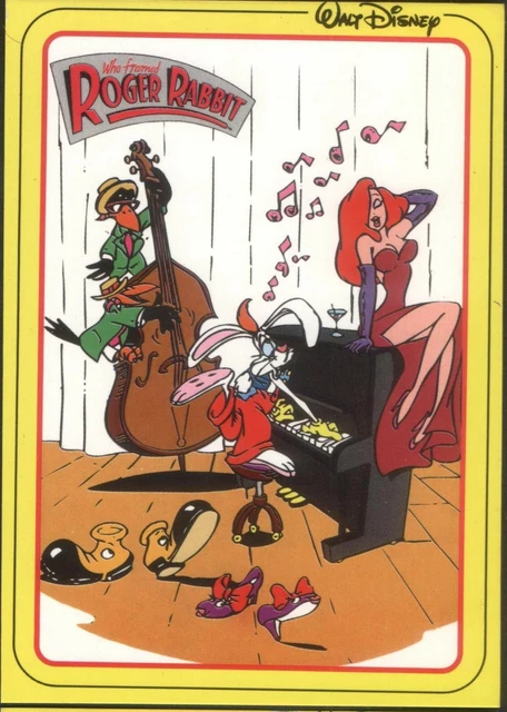 DISNEY'S WHO FRAMED ROGER RABBIT: Card B. Free UK Post EUR 4,14 ...