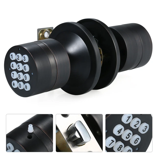 SMART DIGIT ROOM Lock Keyless Keypad Door Coded Lock Combination Door ...