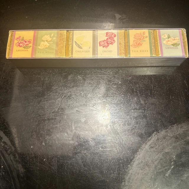 VINTAGE BEN RICKERT English Bath Cubes Rose Lily Orchid Lavender Tea ...