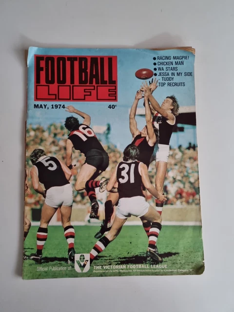 FOOTBALL LIFE MAY 1974 memorabilia football VFL AFL $15.00 - PicClick AU