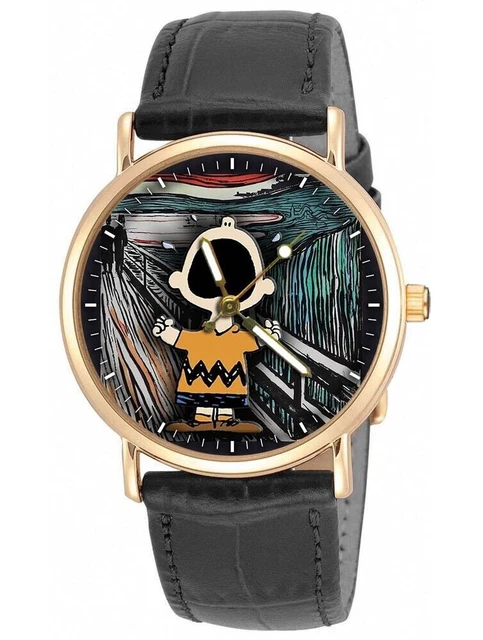 CHARLIE BROWN, THE Scream, Iconic Existentialist Snoopy Peanuts Art ...