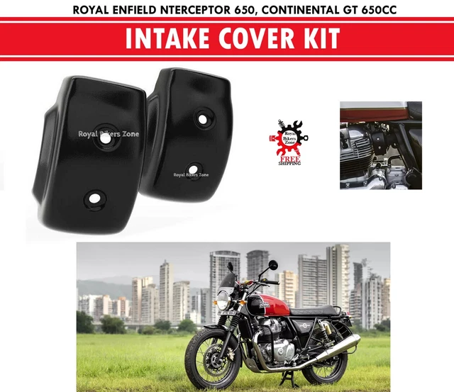 ROYAL ENFIELD &INTERCEPTOR 650, Continental GT 650cc" "Intake Cover Kit ...