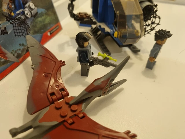 LEGO JURASSIC WORLD Set 75915 Pteranodon Capture Complete 2015 Ritirato ...