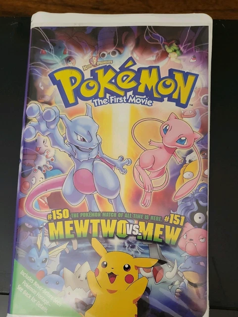 POKÉMON THE FIRST Movie: Mewtwo Strikes Back (VHS, 2000, Clamshell) £7. ...