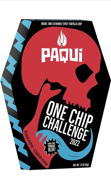 PAQUI ONE CHIP Challenge NEW 2022 Carolina Reaper Scorpion Chile Pepper ...