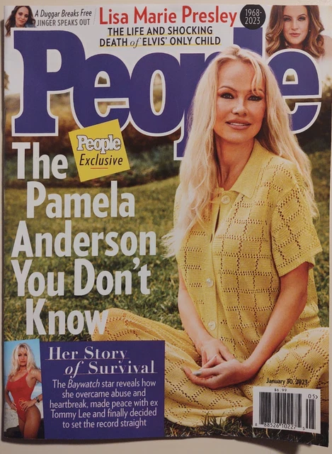 PEOPLE MAGAZINE JANUARY 30 2023 Pam Pamela Anderson Lisa Marie Presley ...