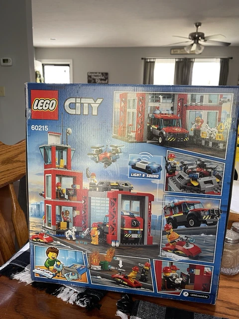 NEW LEGO CITY Fire Station 60215 Fire Rescue Tower Building Set Retired ...