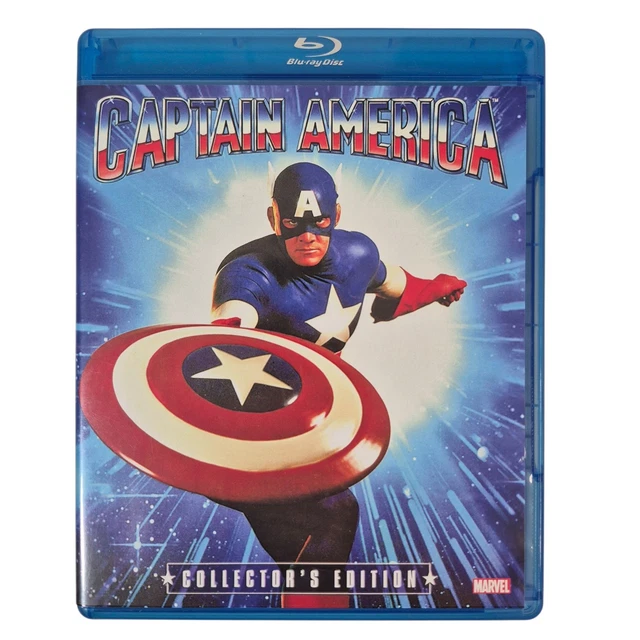 CAPTAIN AMERICA COLLECTOR'S Edition Blu-ray 1990 Matt Salinger Marvel ...