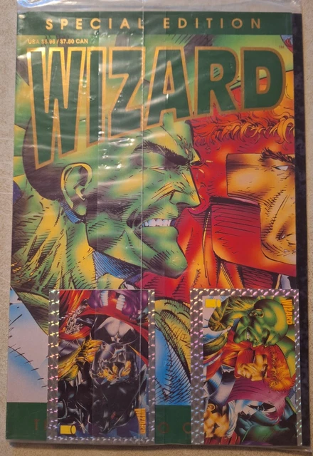 WIZARD SPECIAL EDITION Guide To Comics Sealed with Cards 1992 Stan Lee ...