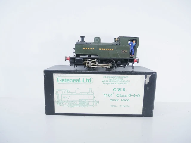 GATENEAL O GAUGE Finescale Kit Built GWR 1101 Class 0-4-0 Tank Locomotive 1105 £345.00 - PicClick UK