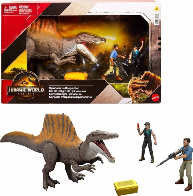 JURASSIC WORLD REBIRTH Storypack Exclusive Spinosaurus Danger Set NEU ...