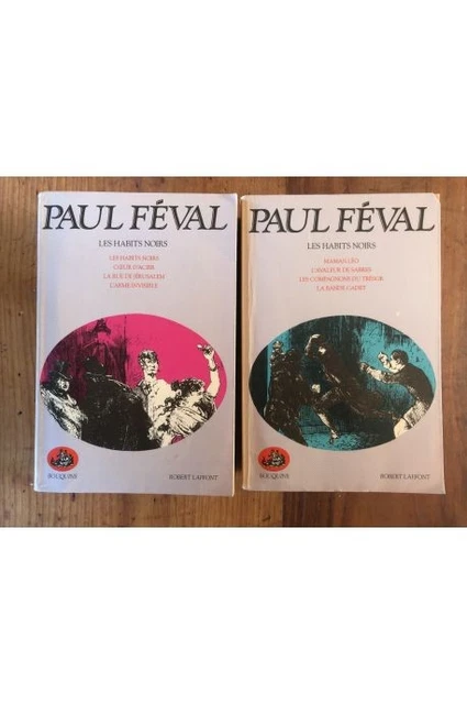 LES HABITS NOIRS, Tomes 1 et 2 (Complet) Paul Féval EUR 25,00 - PicClick FR