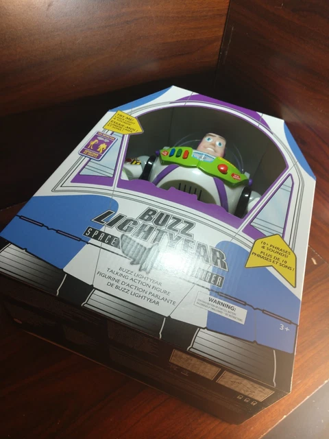 DISNEY STORE TOY Story Buzz Lightyear Interactive Talking Action Figure ...