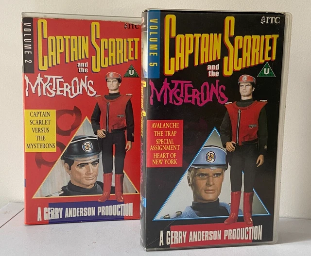 VHS CAPTAIN SCARLET and The Mysterons Vol. II / V - Job lot - X2 VHS £8 ...