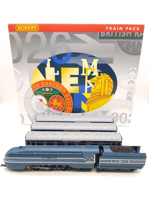 HORNBY R2788 LMS Coronation Train Pack Princess Alexandra -DCC Ready ...