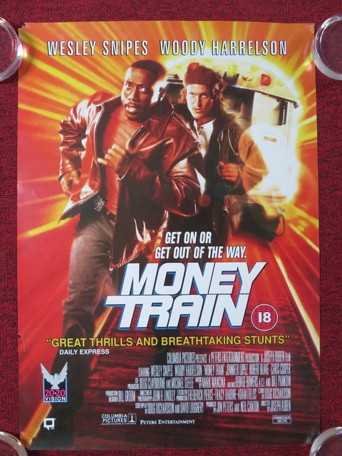 MONEY TRAIN VHS Poster Wesley Snipes Woody Harrelson 1995 £11.95 ...