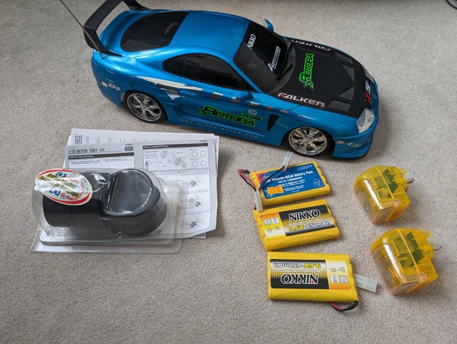 NIKKO 1/10 MAYHEM Tuner RC Car - Toyota Supra (Blue) £25.00 - PicClick UK