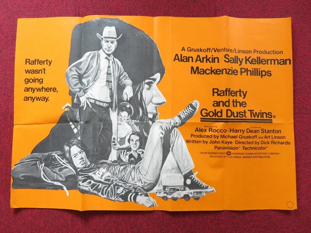 RAFFERTY AND THE Gold Dust Twins Uk Quad Poster Folded Alan Arkin S ...