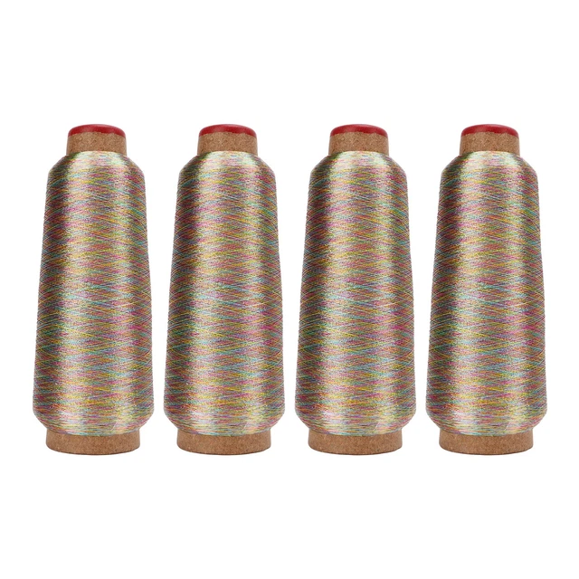 EMBROIDERY MACHINE THREAD Sewing Thread Colorful Durable 4Pcs For ...