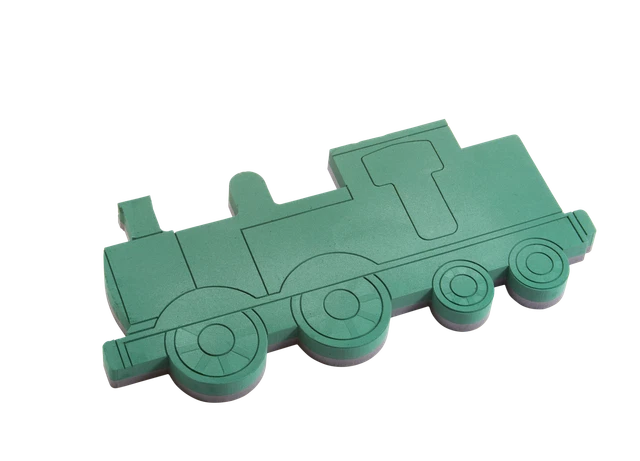 TRAIN OASIS® FOAM FRAMES® Floral Funeral Memorial Tribute SKU 82761 £31 ...