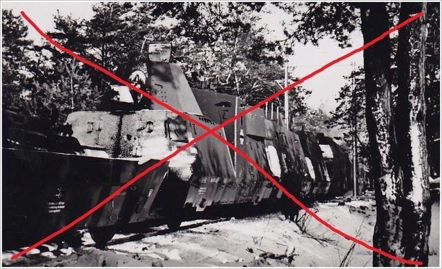 FOTO/PHOTO 488,PANZER,TANK, WW2,GERMAN Panzerzug, Armored Train, Winter ...