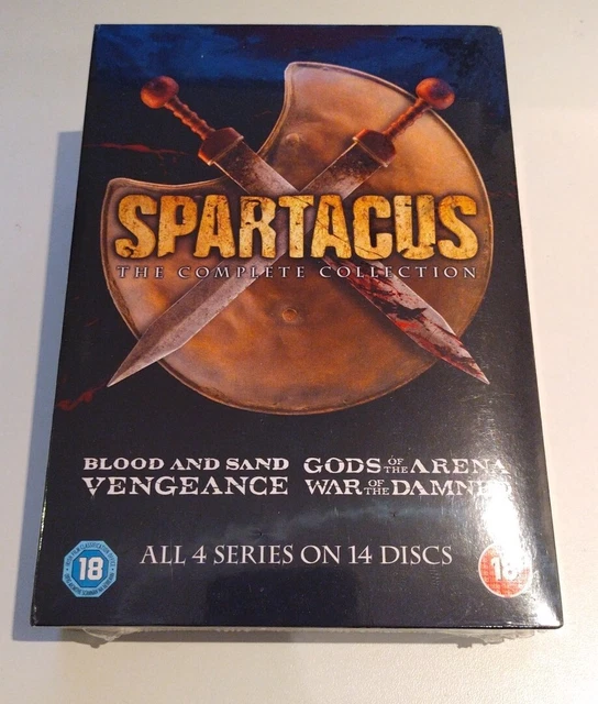 SPARTACUS: THE COMPLETE Collection [18] DVD Box Set - Brand New ...