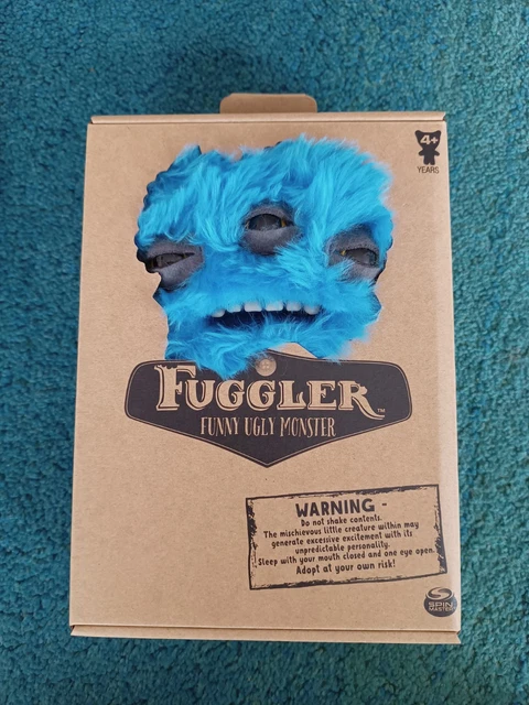 FUGGLER , RARE Retired , fluffy blue annoyed alien upopened ...