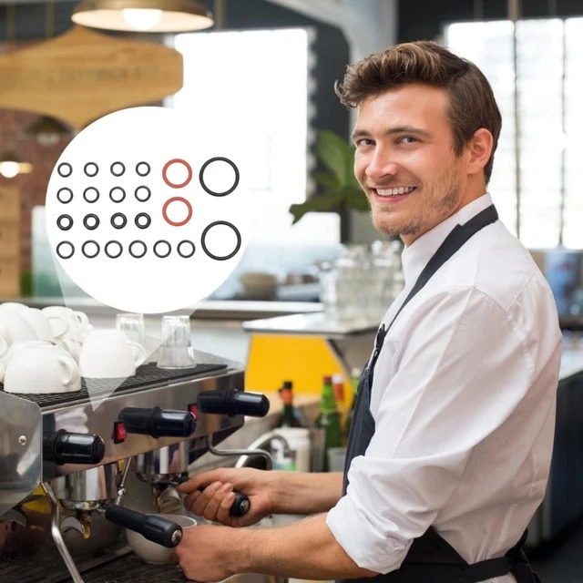 COMMERCIAL COFFEE MAKER Repair Kit 24 Rubber Seal for Valves Brews ...