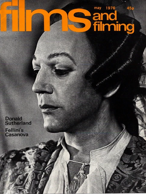 (F&F47) FILMS & Filming Magazine Cover Page 11X8" Donald Sutherland £2. ...