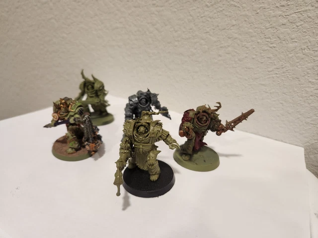 WARHAMMER WH40K LOT | Death Guard Blightlord Terminators x15 + Typhus £ ...