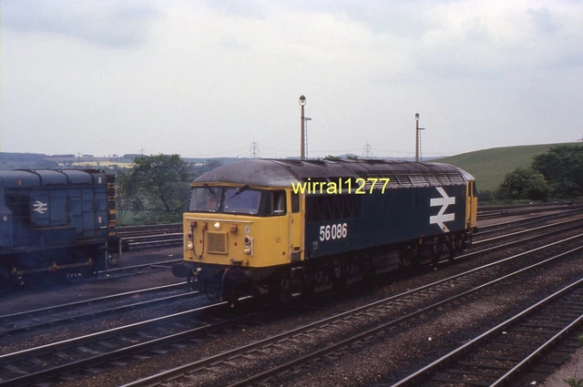 ORIGINAL RAILWAY SLIDE Class 56 56086 at Shirebrook £3.50 - PicClick UK