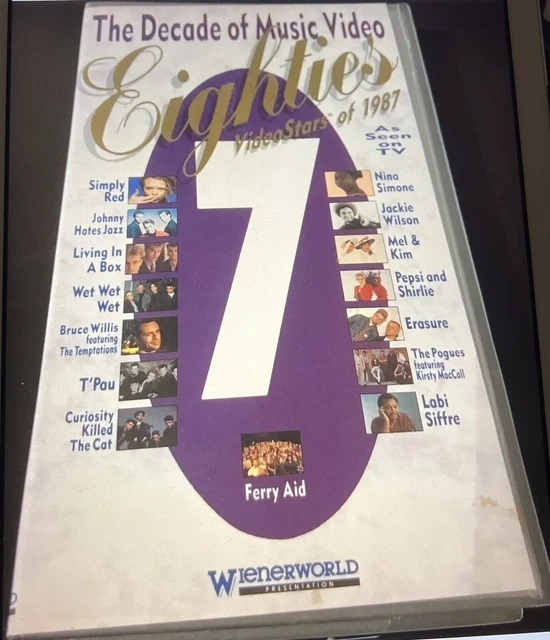 THE DECADE OF Music Video Vhs Rare Eighties Stars Of 1987 Pop Music ...