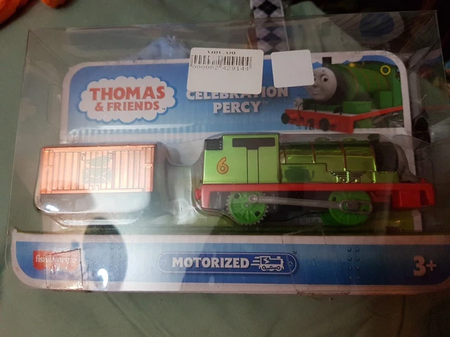 THOMAS & FRIENDS Percy Celebration Edition Tank Engine Motorised New In ...