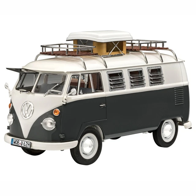 REVELL 07674 - Volkswagen VW T1 Camper Bus Van 1:24 - Model Kit £30.94 ...