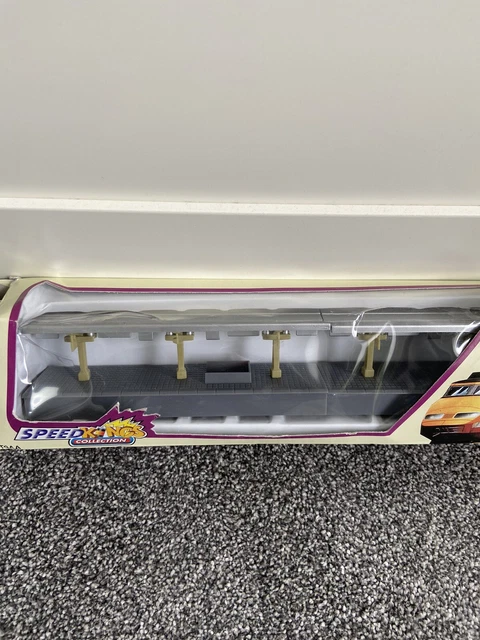 TECHNIC 9 N Gauge Train Platform Section T9AA Speed Kings Peterkin Grey ...