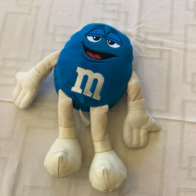 M&M BLUE PLUSH Toy, Measures Approx 28cm Head To Feet £4.38 - PicClick UK