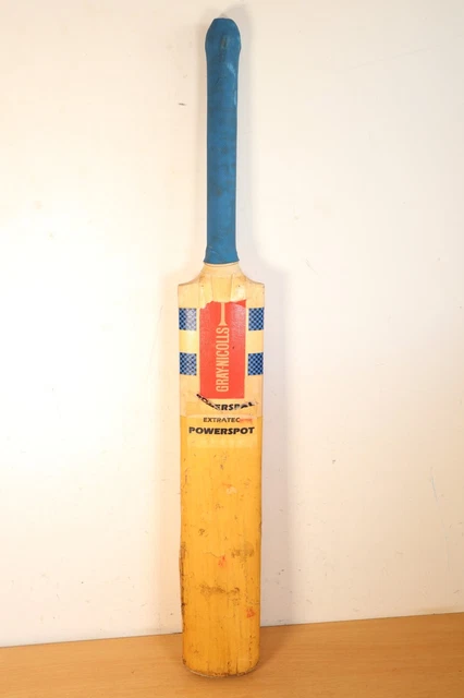 VINTAGE GRAY-NICOLLS POWERSPOT Extratec Cricket Bat Rare 85.5cm SH £124 ...