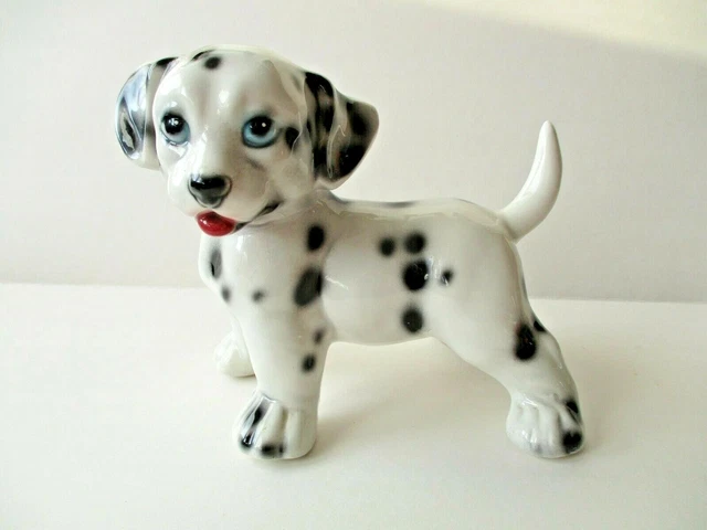 CERAMIC DALMATIAN DOG Brand G & Lion Symbol Ronzan Lenci Style £29.89 ...