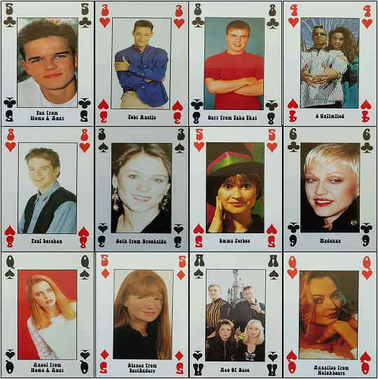 FRIDGE MAGNET (FB6) Playing Card Live + Kicking Magazine Pop Star ...