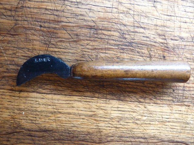 OUTIL ANCIEN PETITE serpette viticulteur jardinier vannier marquage +DR+ EUR 18,00 - PicClick FR
