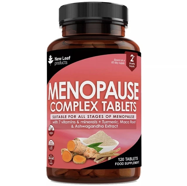 MENOPAUSE TABLETS - Peri Menopausal Hormonal Support - Hot Flushes ...