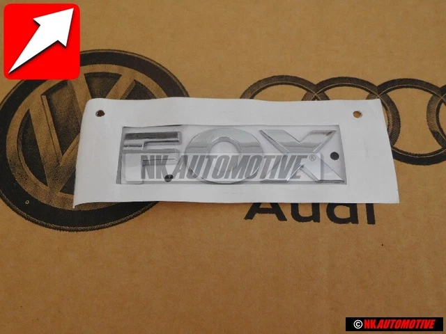 VW ORIGINAL FOX Hinten Schriftzug Emblem Logo Chrom - 5Z0853687 739 EUR ...