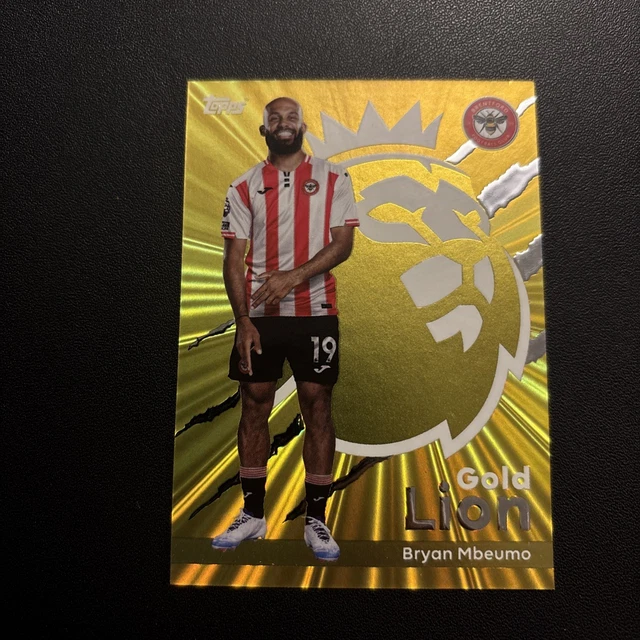 TOPPS PREMIER LEAGUE 2026 Bryan Mbeumo Gold Lion GL4 £3.30 - PicClick UK